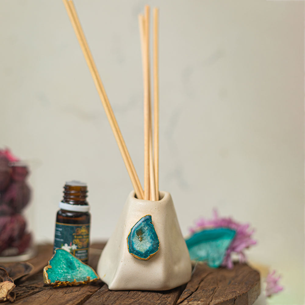 Reed Diffuser - Green – Gemtherapy India